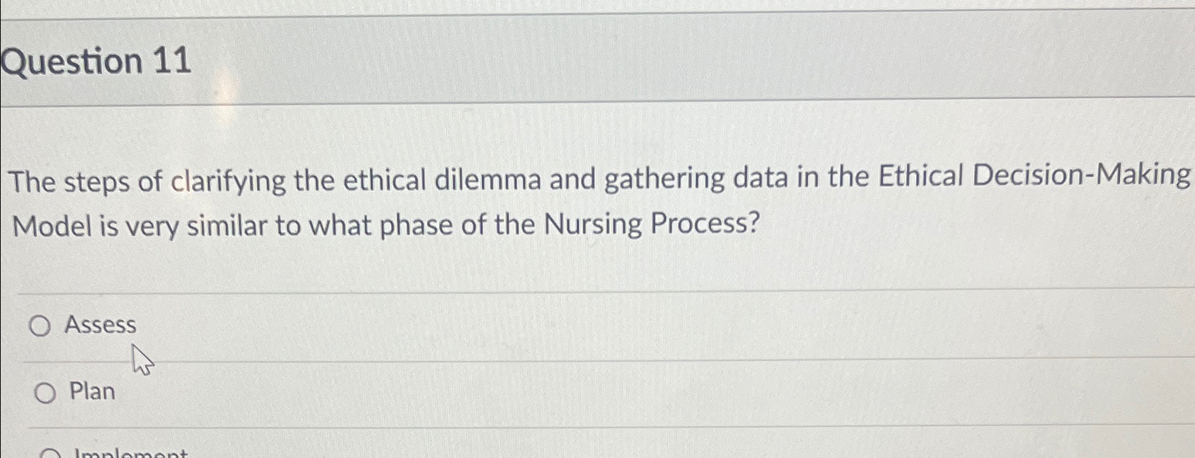 Solved Question 11The steps of clarifying the ethical | Chegg.com