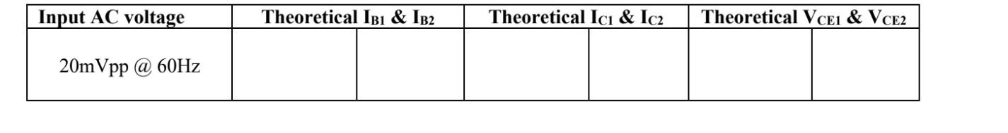 Solved Table 1. Gain Measurements \& | Chegg.com