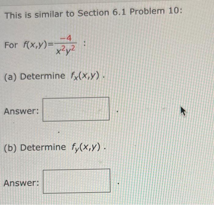 Solved This is similar to Section 6.1 Problem 40: For | Chegg.com