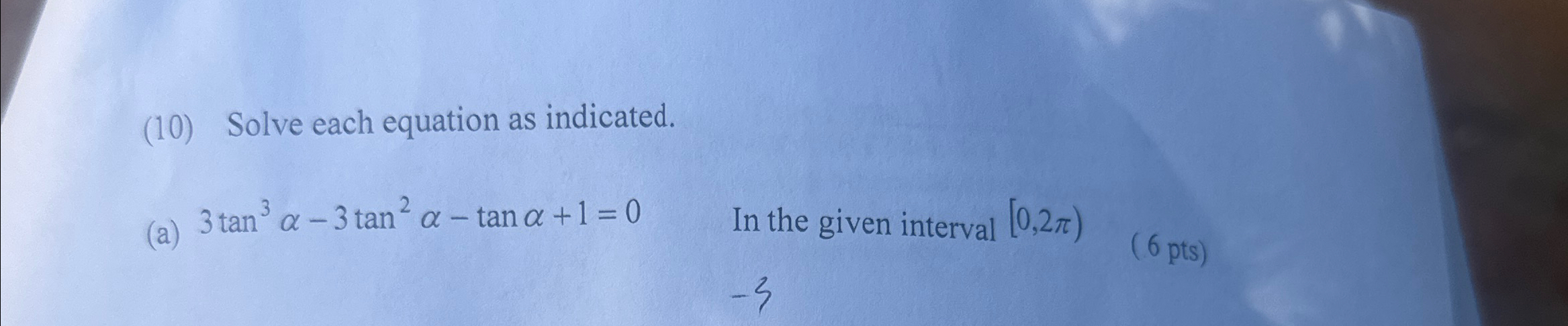 Solved (10) ﻿Solve each equation as | Chegg.com