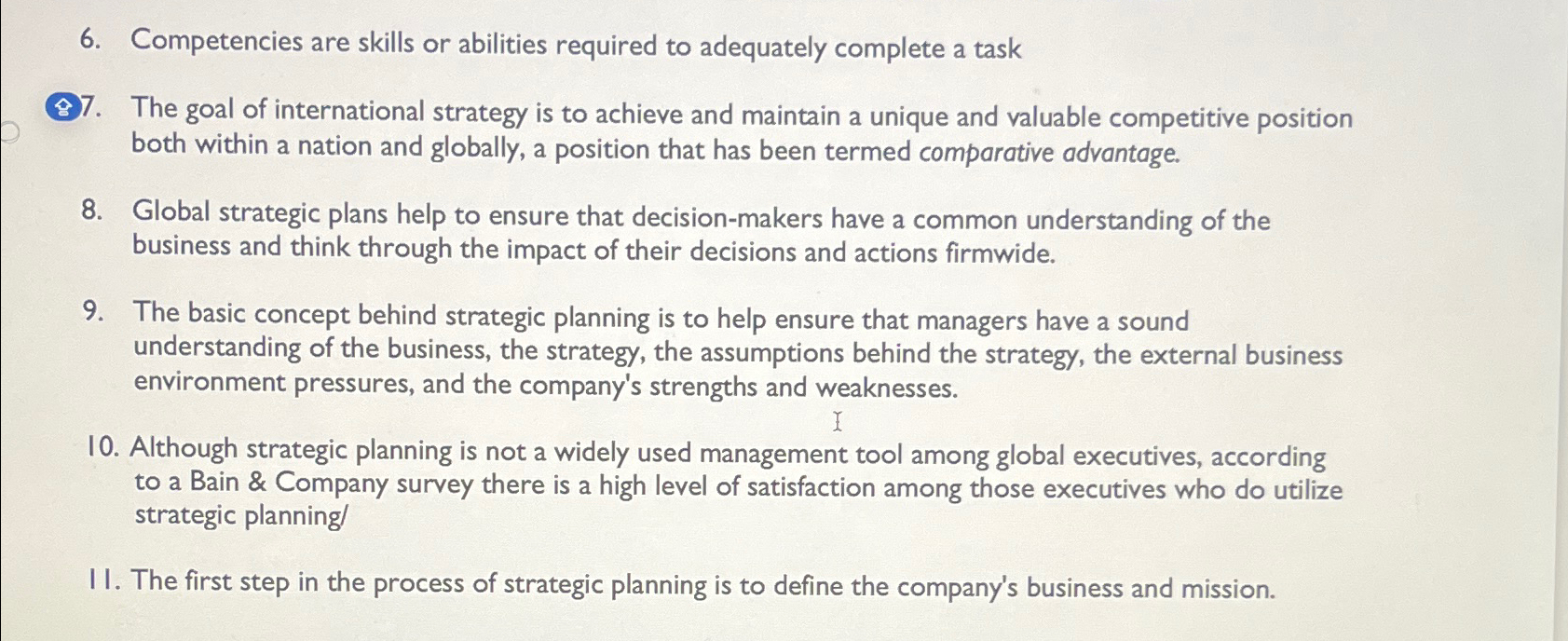 Solved Competencies are skills or abilities required to | Chegg.com