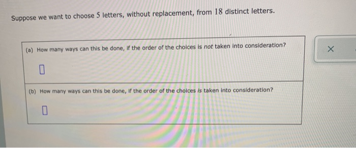 Solved Suppose We Want To Choose 5 Letters Without Chegg solved-suppose-we-want-to-choose-5-letters-without-chegg
