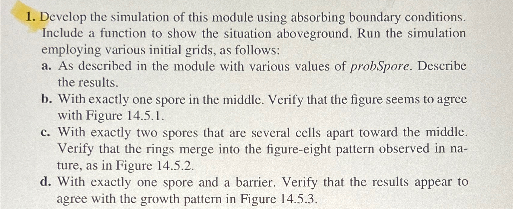 Solved Develop the simulation of this module using absorbing | Chegg.com