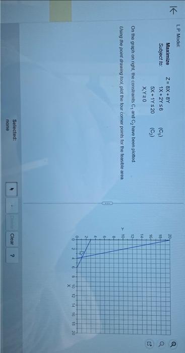 Solved On the graph on nght, the constraints C1 and C2 have | Chegg.com