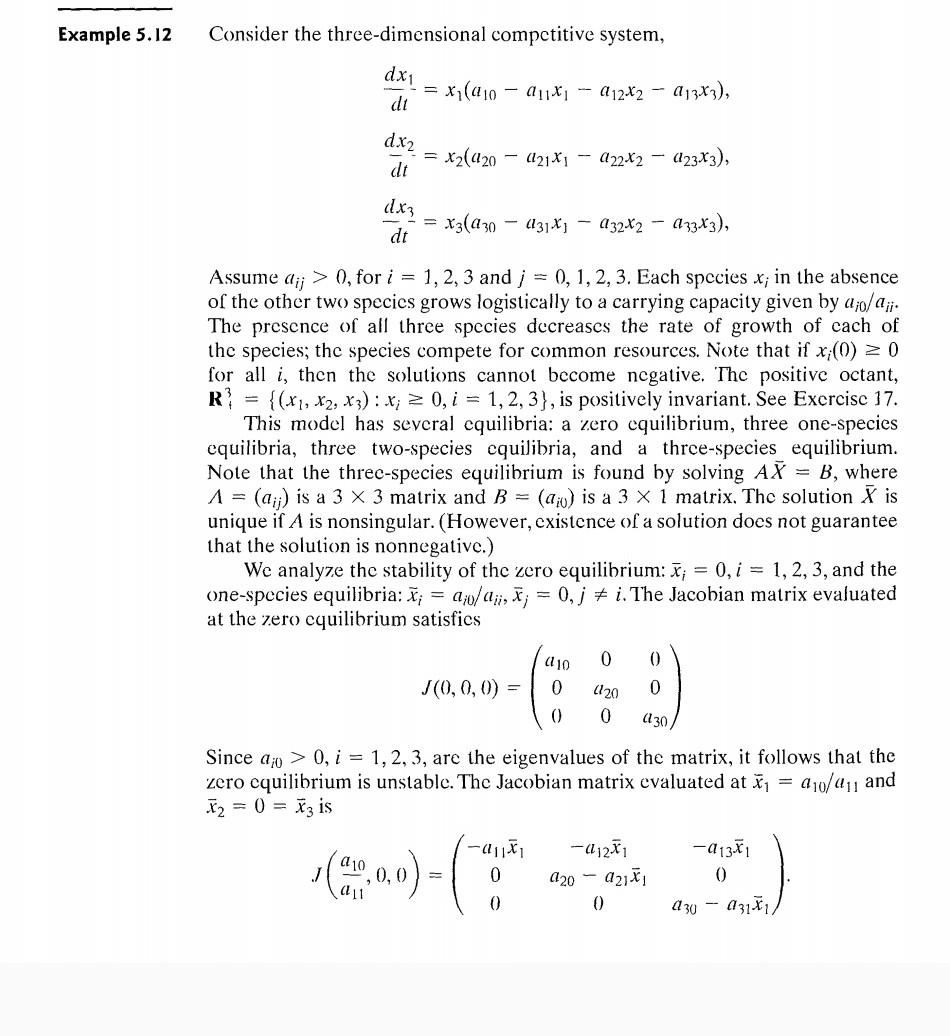Solved Example 5.12 Consider the three-dimensional | Chegg.com