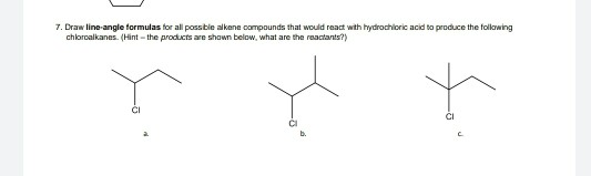 Solved 7. Draw line-angle formulas for all possible alkane | Chegg.com