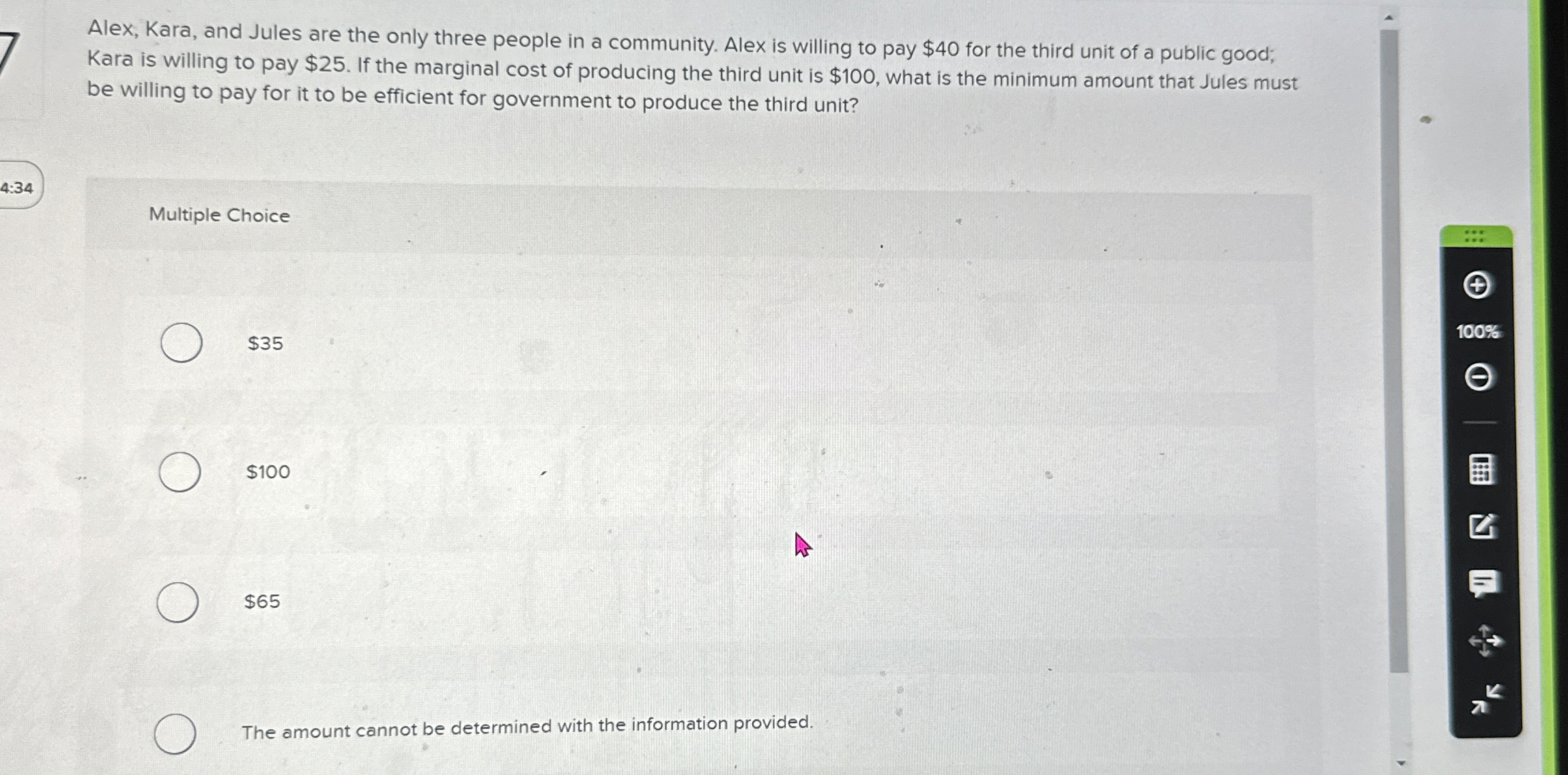 Solved Alex, Kara, and Jules are the only three people in a | Chegg.com