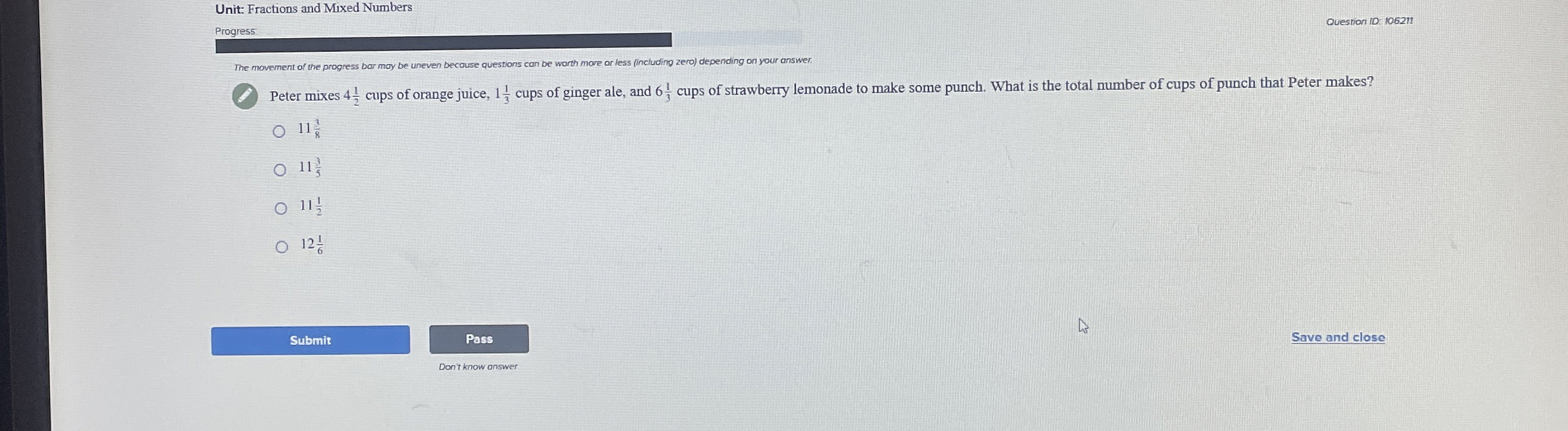 Solved The movement of the progress bar moy be uneven | Chegg.com