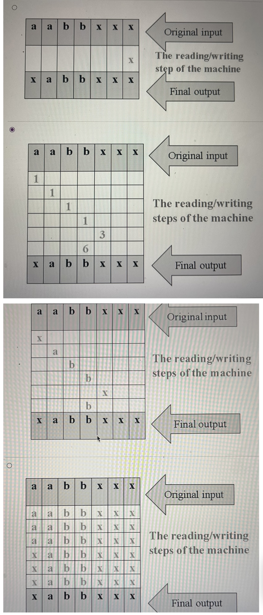 Solved PART 1: Turing Machine with a palindrome | Chegg.com