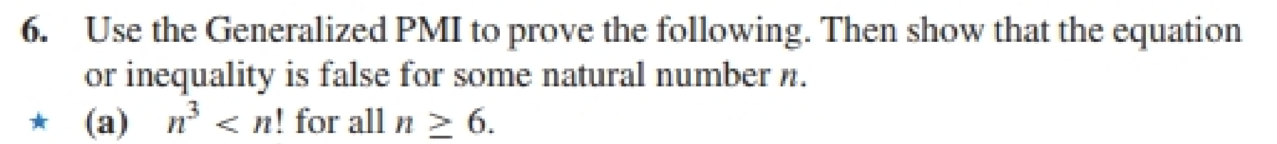 Solved Use the Generalized PMI to ﻿prove the following. Then | Chegg.com