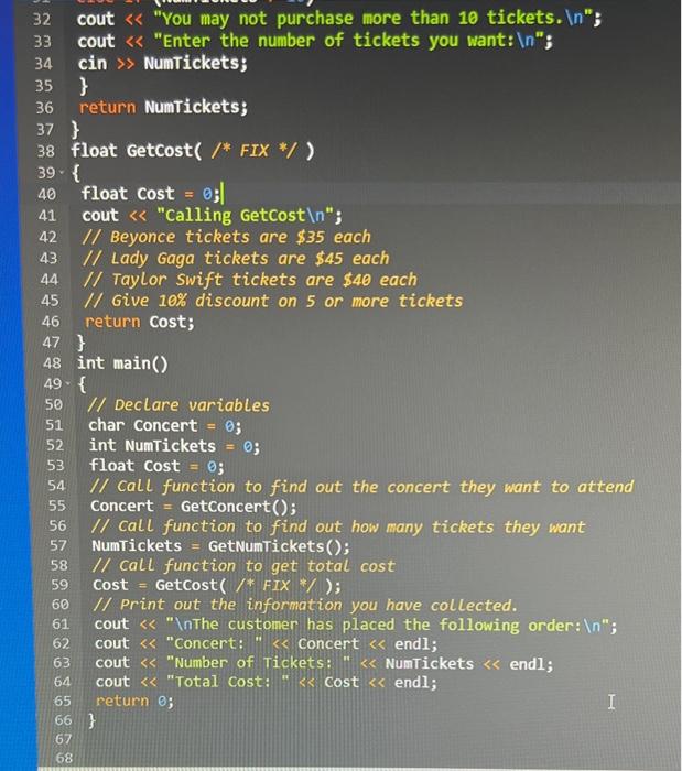 Solved Step 1: Copy this program into your C++program | Chegg.com