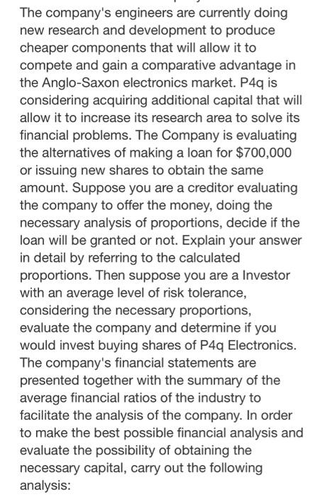 Founded in Europe in 1999, P4Q Electronics is an | Chegg.com