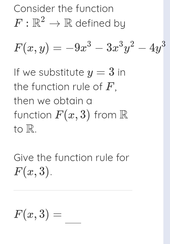 Solved Consider the function F:R2→R ﻿defined by | Chegg.com