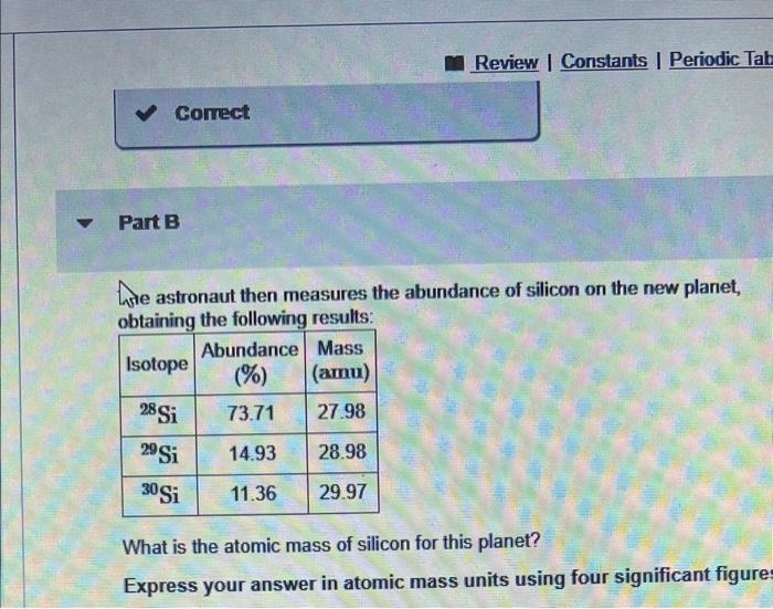 Solved Part B Review I Constants I Periodic Tah Aste | Chegg.com