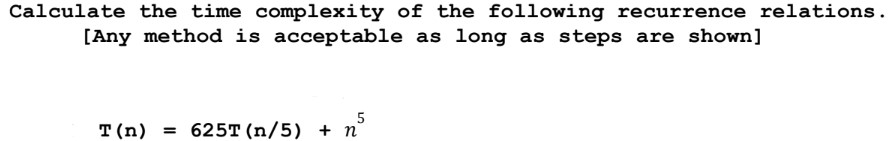 Solved Calculate the time complexity of the following | Chegg.com