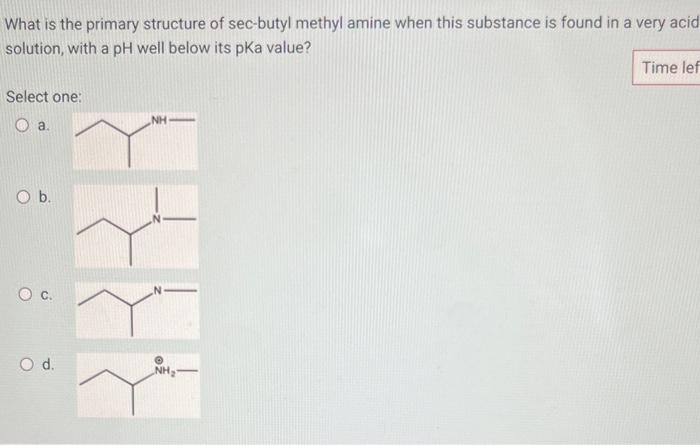 Solved What is the primary structure of sec-butyl methyl | Chegg.com