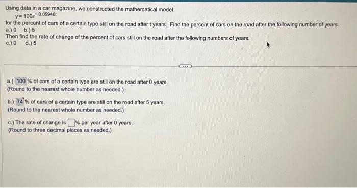 Solved Using data in a car magazine, we constructed the | Chegg.com