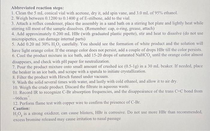 Solved draw reaction scheme show reagents, reactuon | Chegg.com