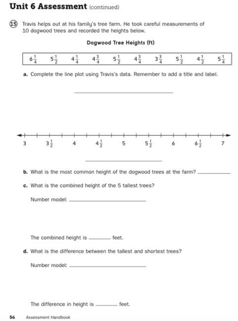 Solved Unit 6 ﻿Assessment (continued)(15) ﻿Travis helps out | Chegg.com