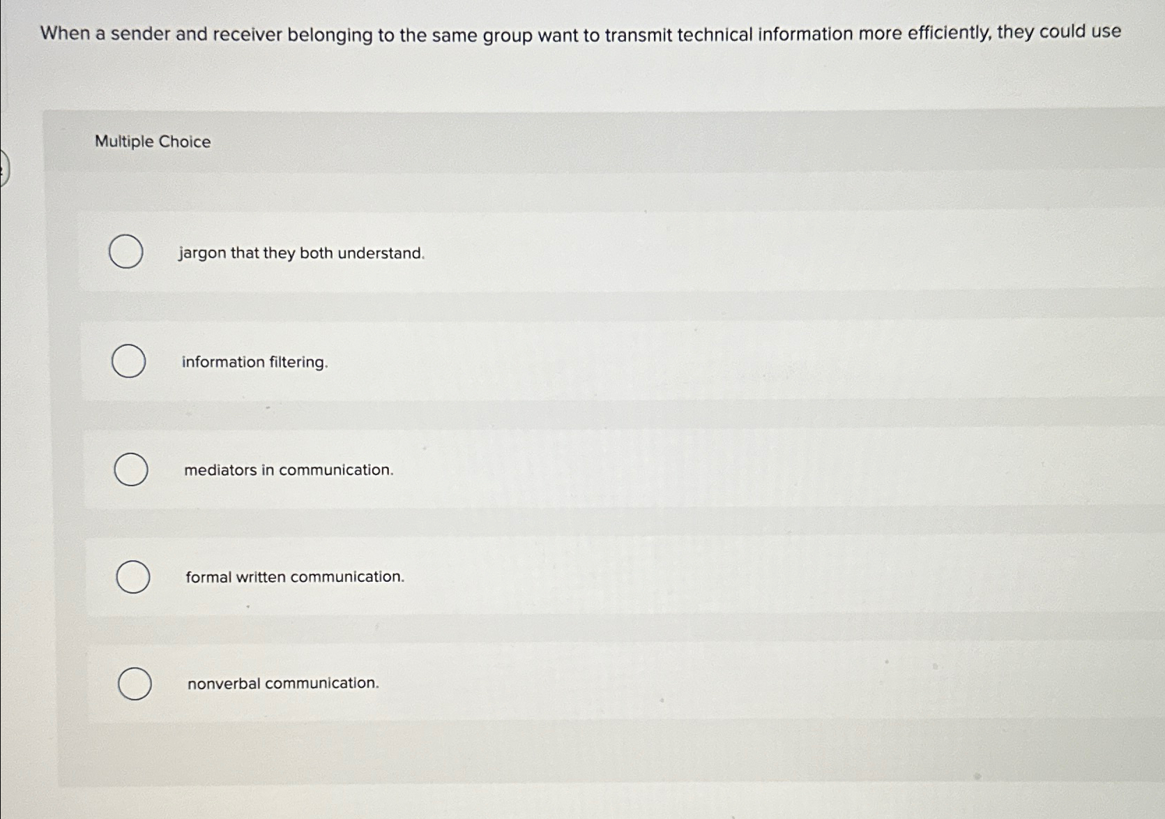 Solved When a sender and receiver belonging to the same | Chegg.com