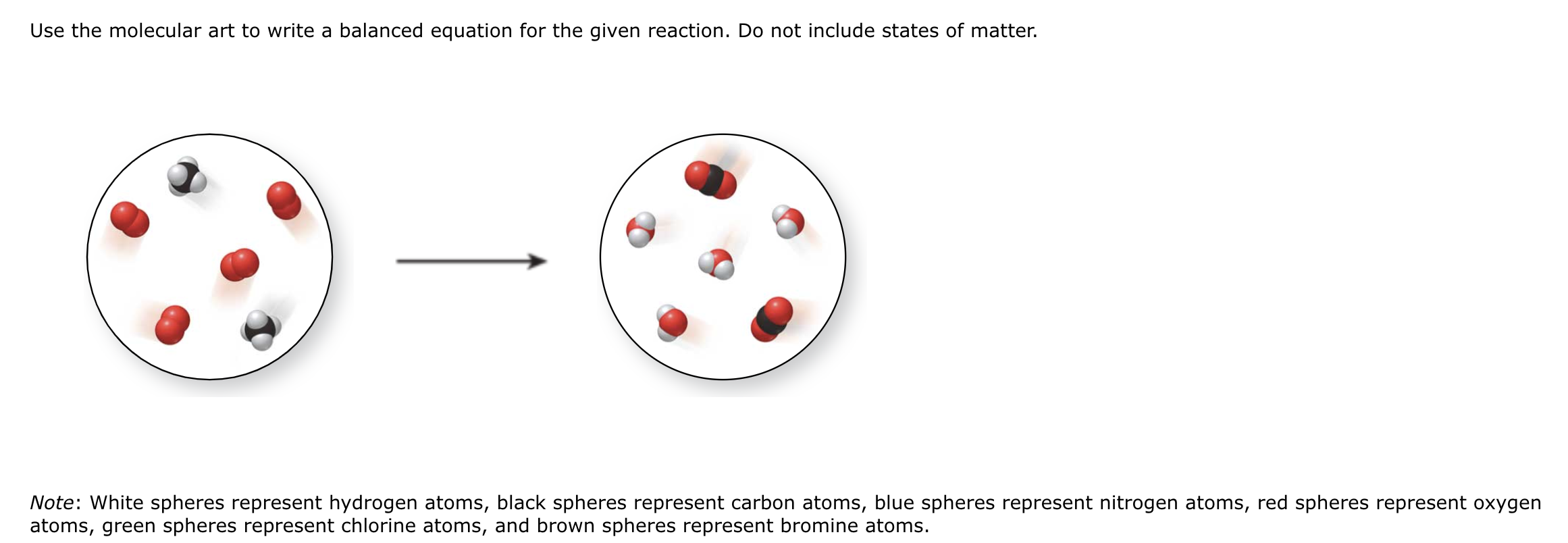 Solved Note: White spheres represent hydrogen atoms, black | Chegg.com