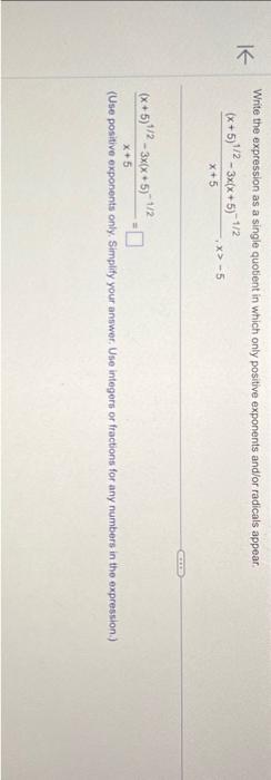 Solved Write the expression as a single quotient in which | Chegg.com