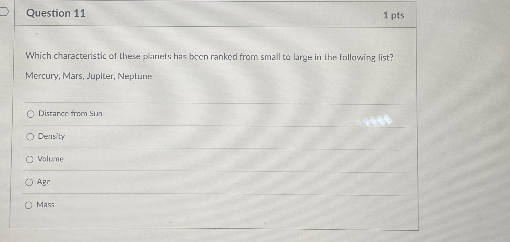 Solved Question 111 ﻿ptsWhich characteristic of these | Chegg.com