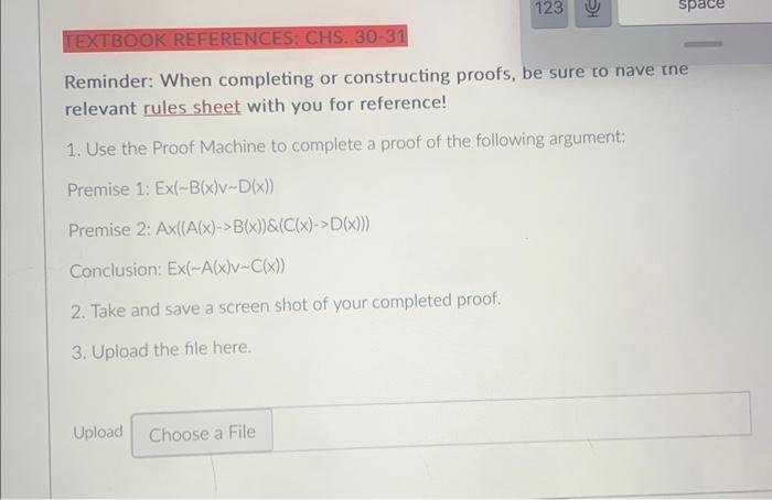 Reminder: When completing or constructing proofs, be | Chegg.com