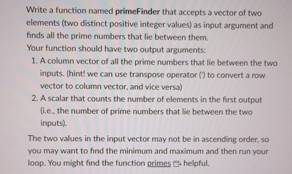 Solved This is a MATLAB problem!!Write a function named | Chegg.com