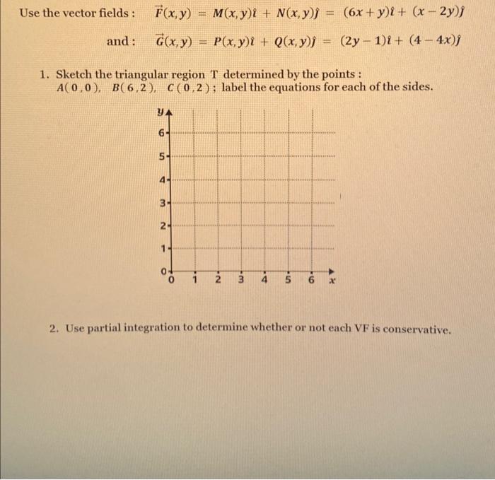 Solved Use the vector fields : | Chegg.com