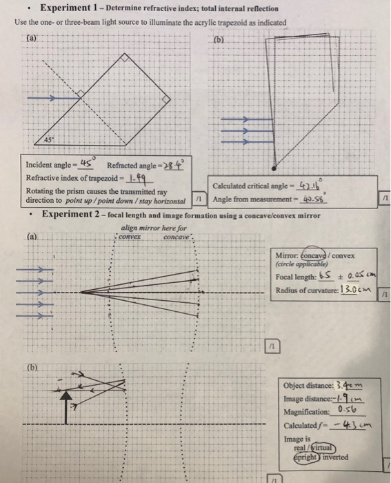 Solved Question 1 - In experiment 1, there will most likely | Chegg.com