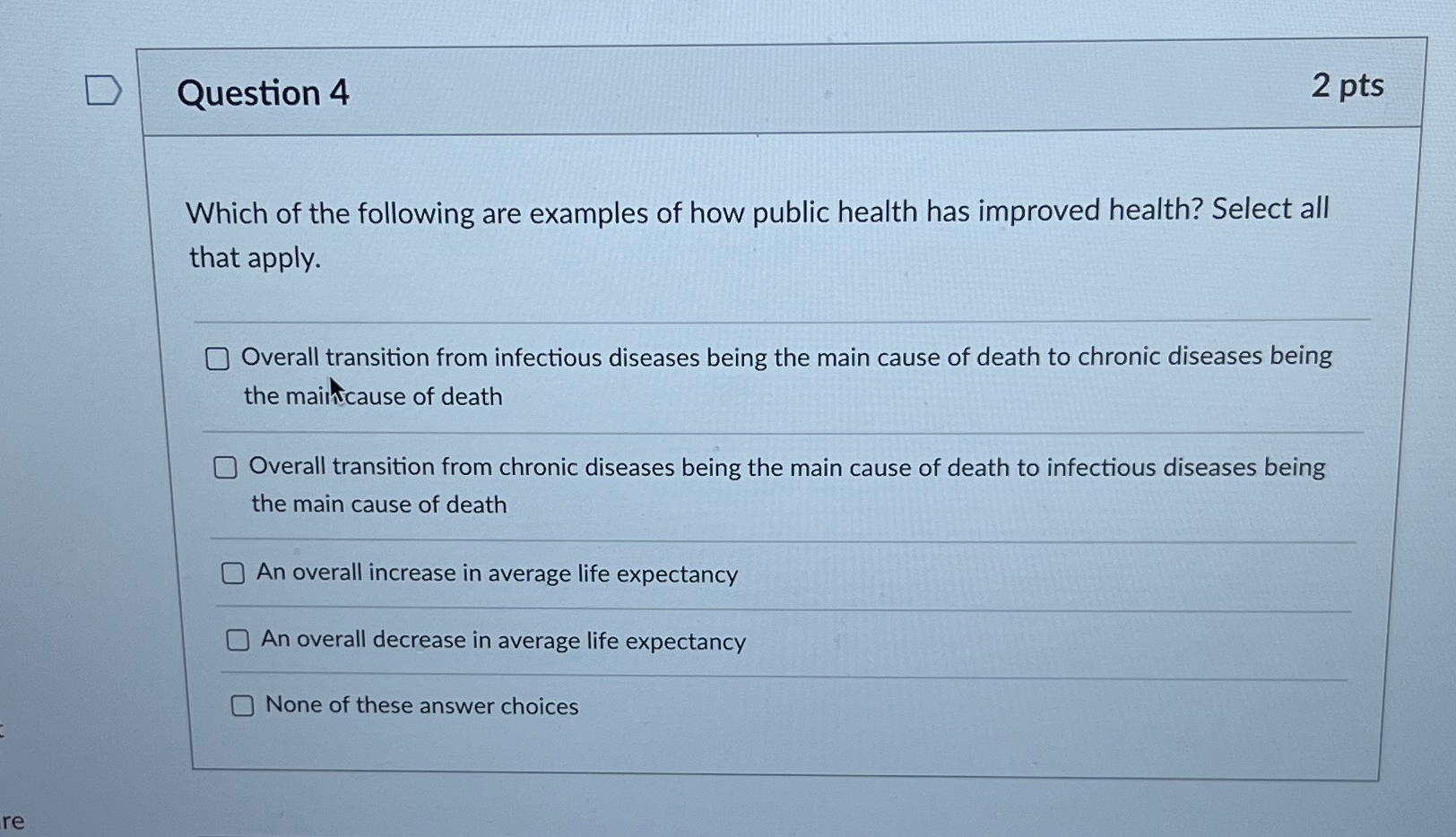 Solved Question 42 ﻿ptsWhich of the following are examples | Chegg.com
