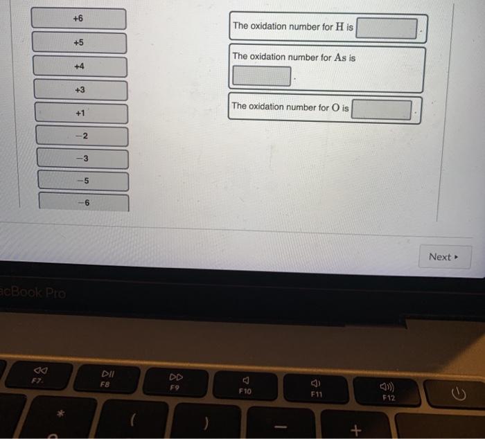 Solved A) Assign oxidation numbers to all the elements in | Chegg.com