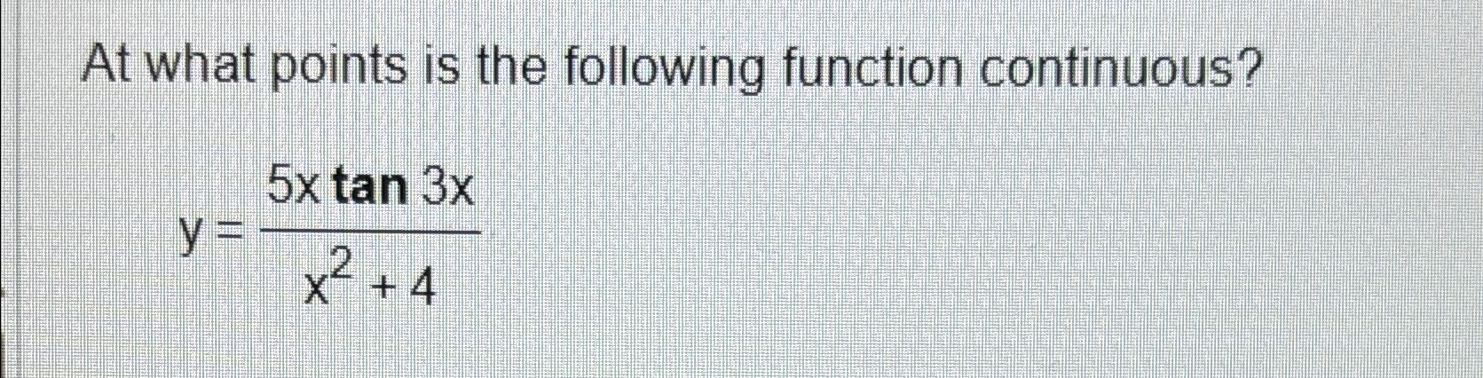 Solved At what points is the following function | Chegg.com