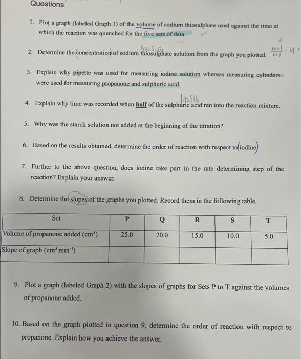 Solved sons a 01. Plot a graph (labeled Graph 1) of the | Chegg.com