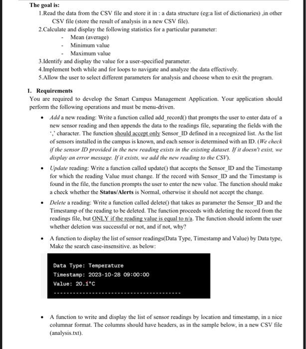 Solved Problem Description IoT has been used in many fields, | Chegg.com