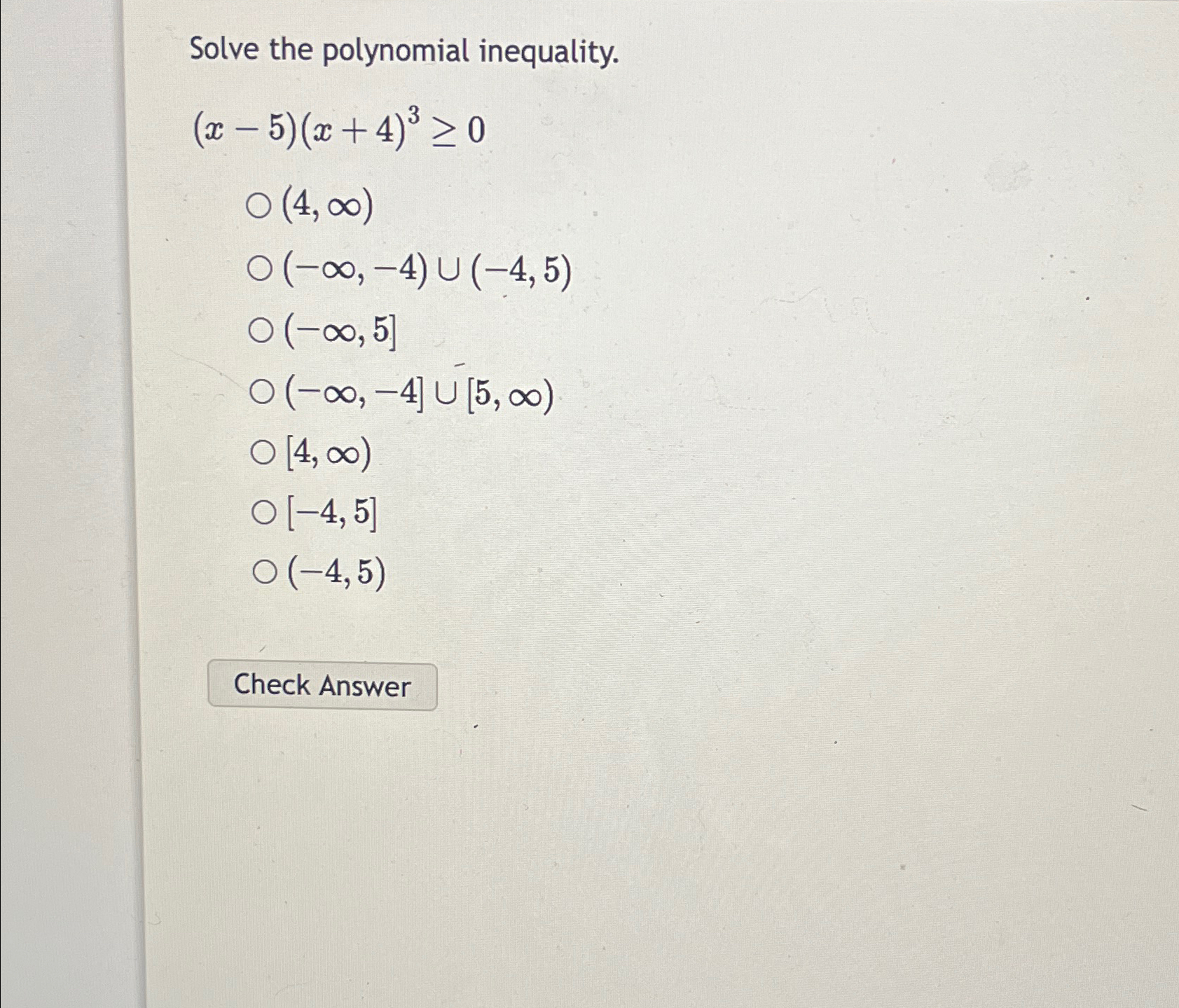 Solved Solve the polynomial | Chegg.com
