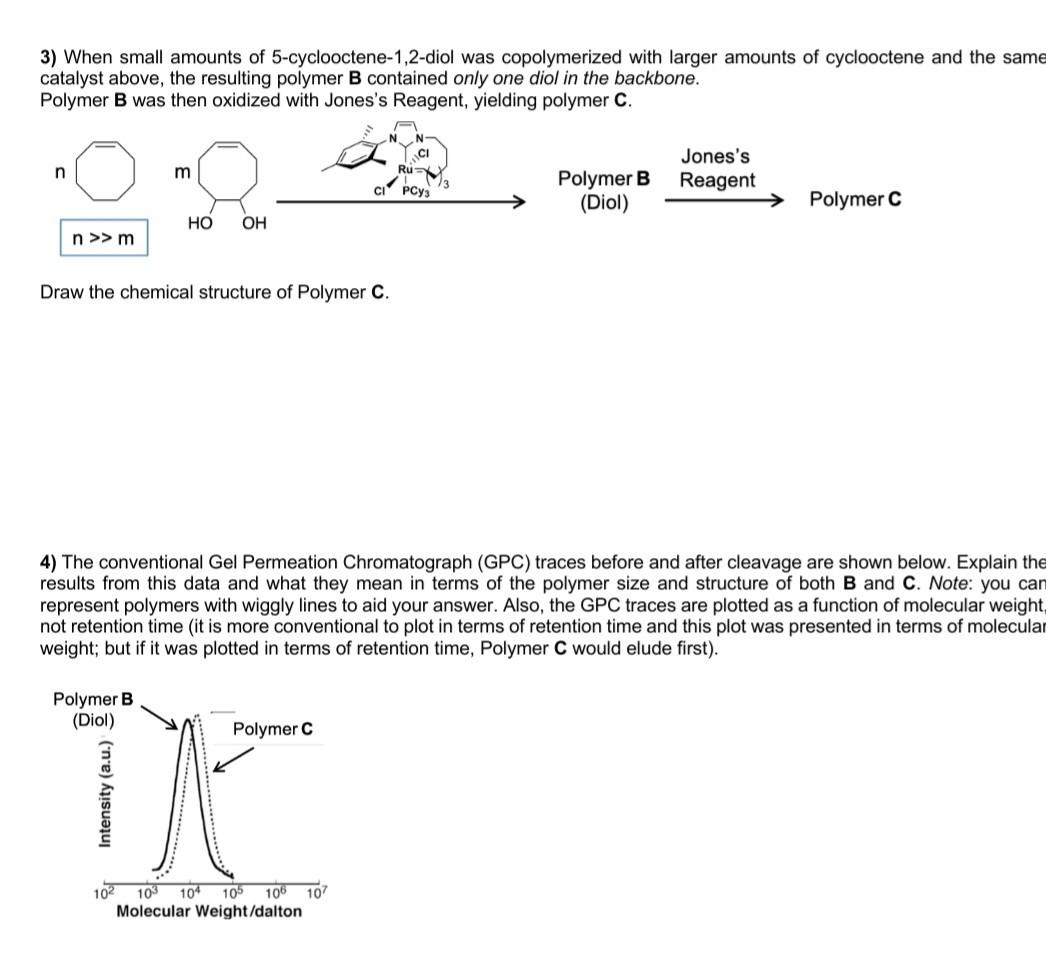 Solved 3) When small amounts of 5-cyclooctene-1,2-diol was | Chegg.com