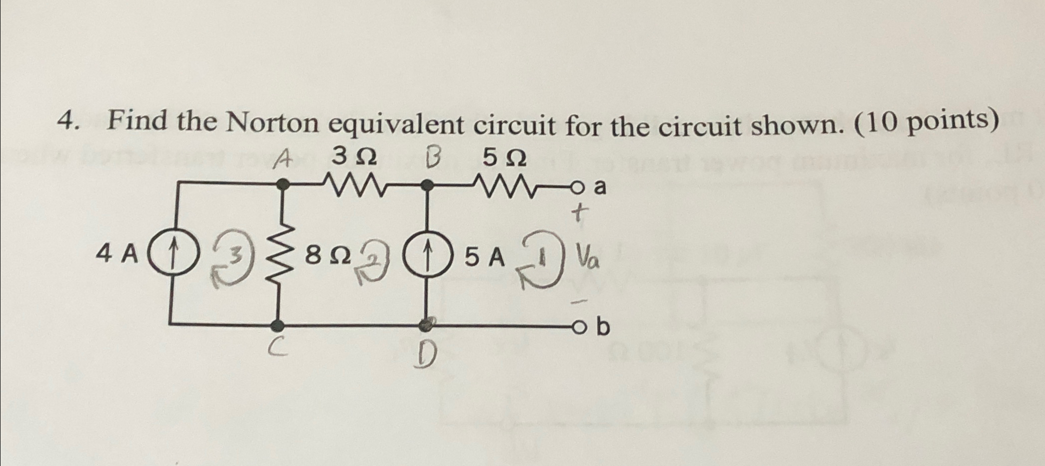 Solved Find the Norton equivalent circuit for the circuit | Chegg.com