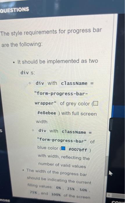 Solved Implement A Progress Bar Using React You Are Not