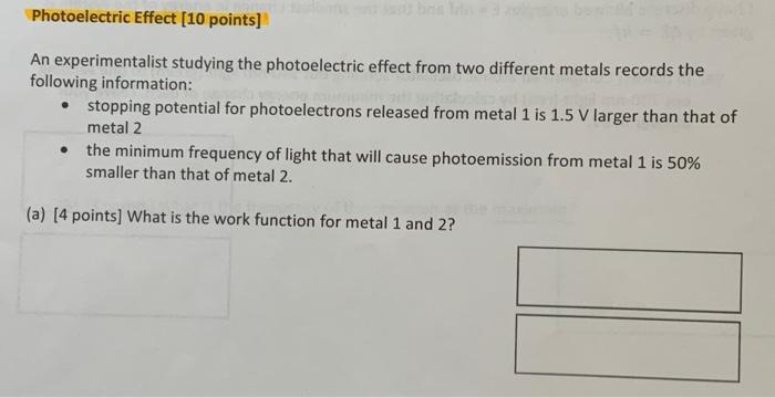 Solved Hello, I need help answering these modern physics | Chegg.com