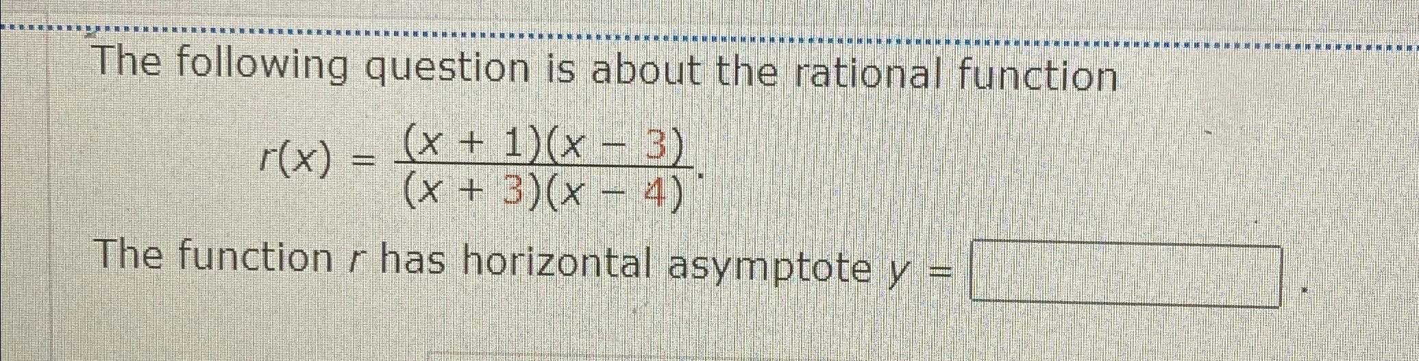 Solved The following question is about the rational | Chegg.com