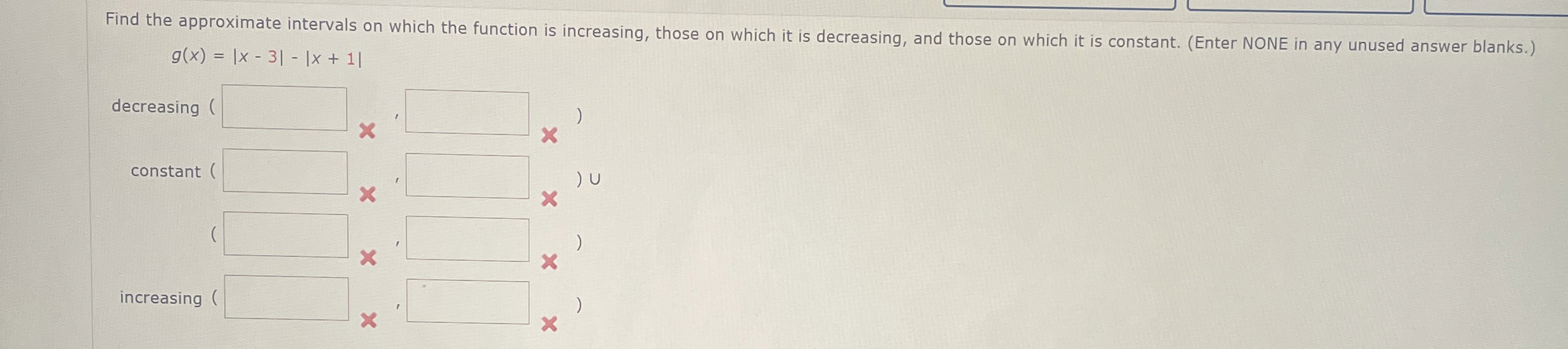 Solved Find the approximate intervals on which the function | Chegg.com