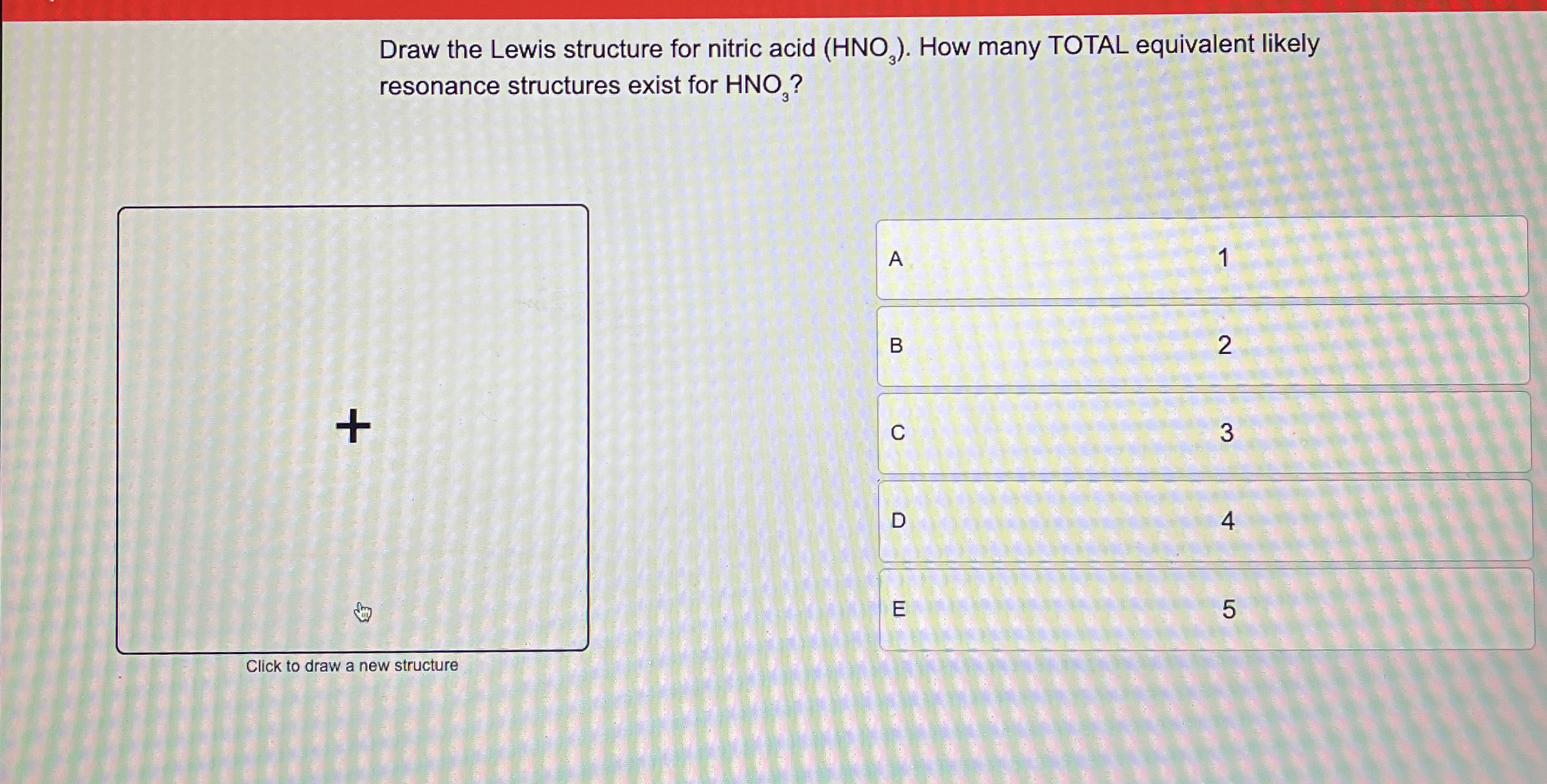 Solved Draw the Lewis structure for nitric acid (HNO3). ﻿How | Chegg.com