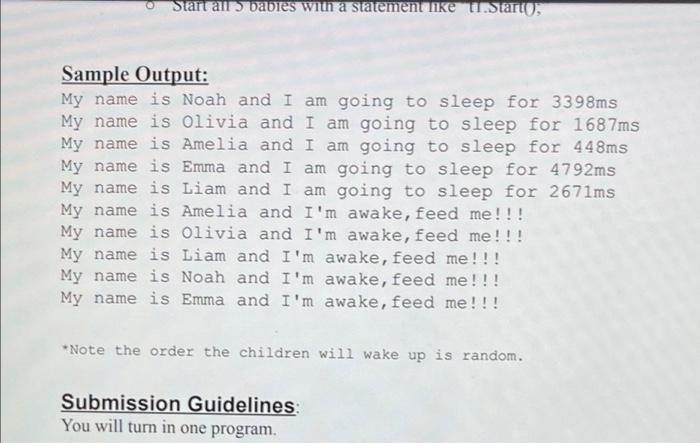 Solved CSE1322L - Lab 13 Objective: Using Runnable to employ | Chegg.com