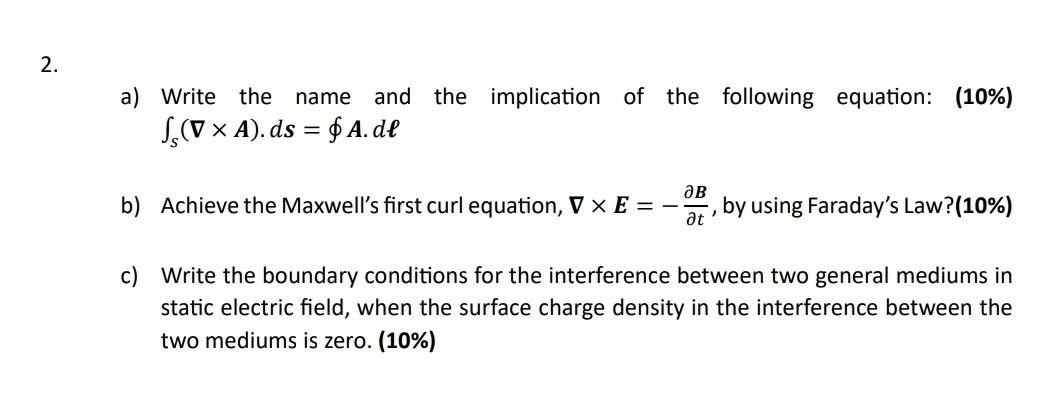 Solved a) ﻿Write the name and the implication of the | Chegg.com