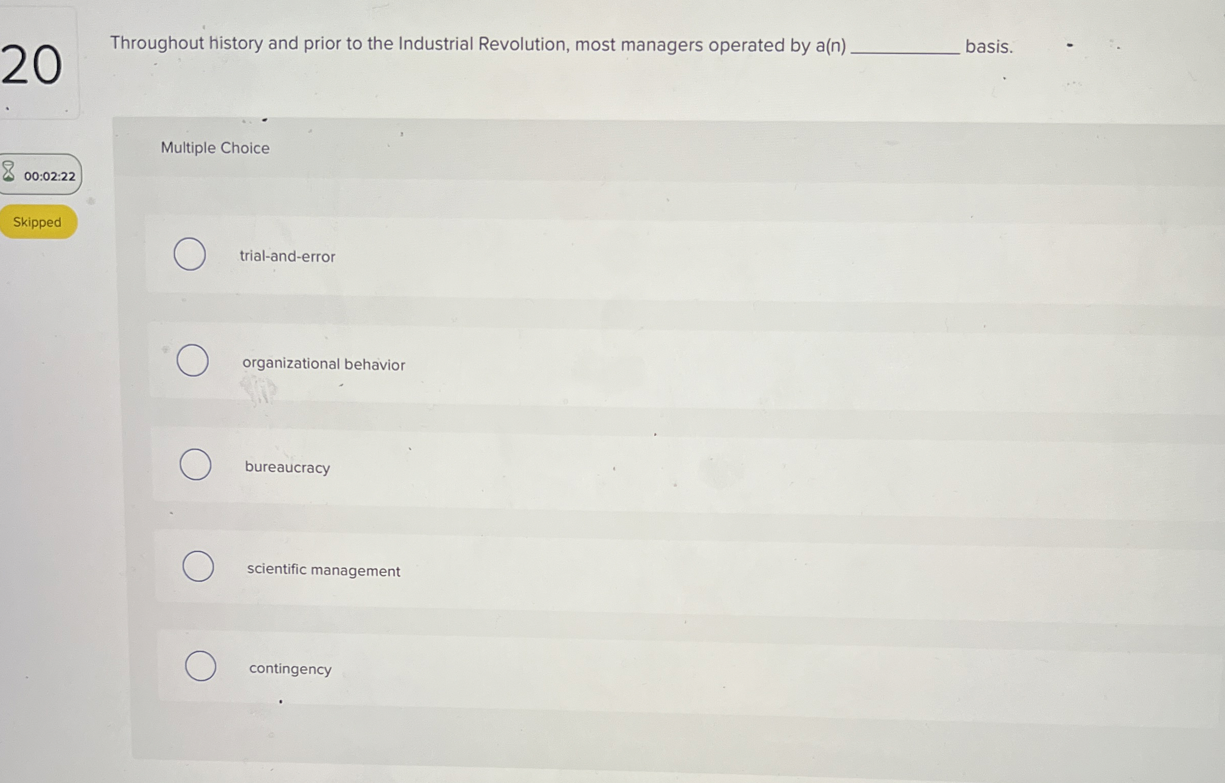 Solved 20Throughout history and prior to the Industrial | Chegg.com