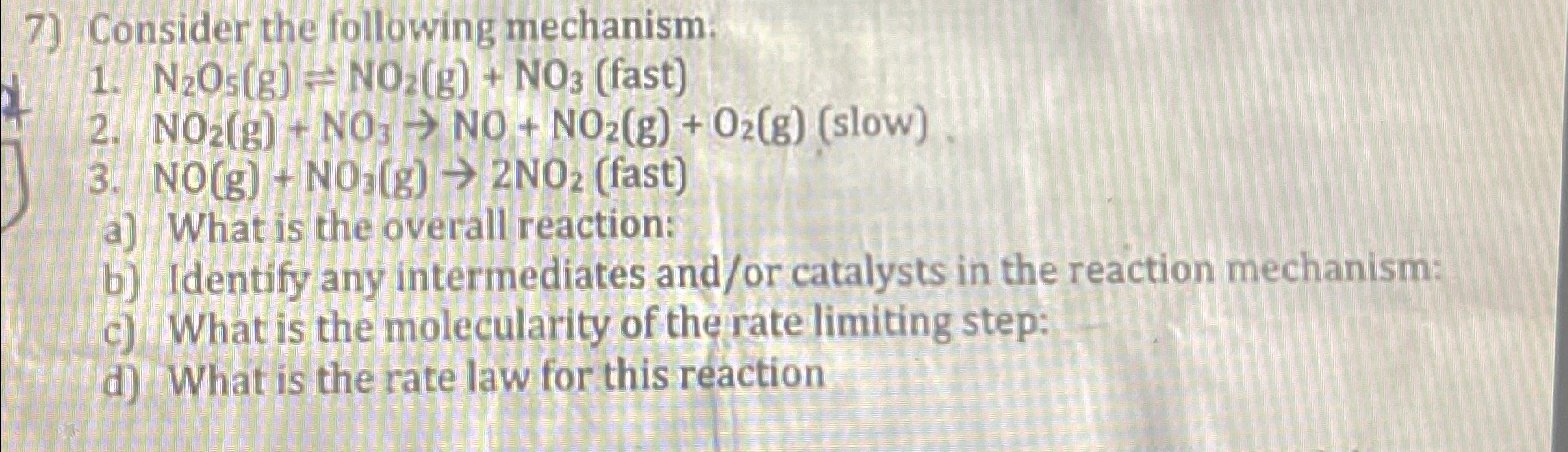 Solved Consider the following | Chegg.com