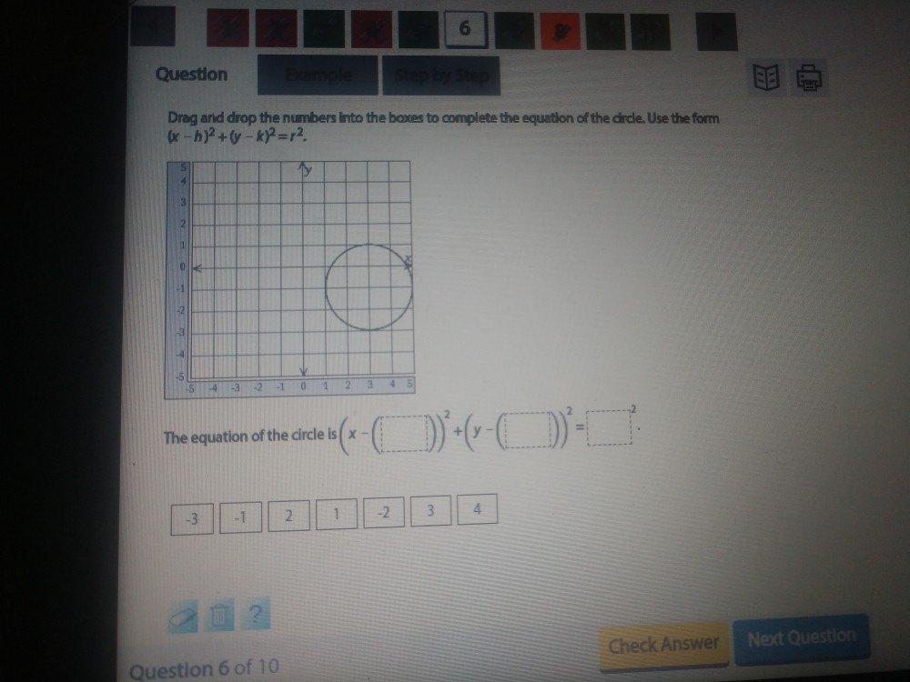 Solved 6 | Question ED Drag and drop the numbers into the | Chegg.com