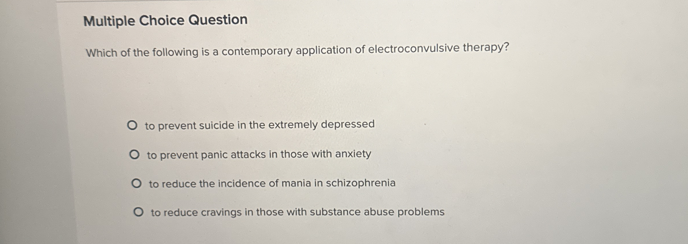 Solved Multiple Choice QuestionWhich of the following is a | Chegg.com